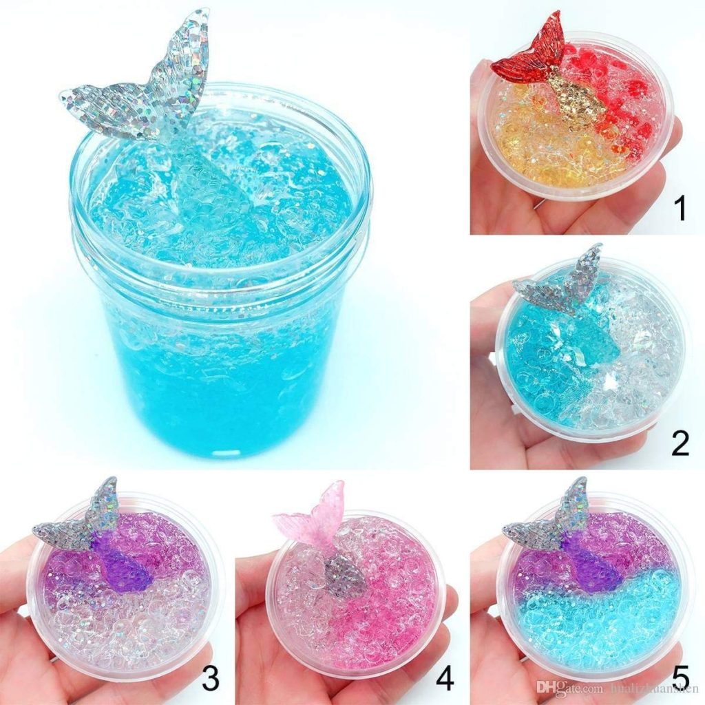 Ekta Mermaid Slime Kit for Kids Age : 8+ Years / Birthday Gift Set ...