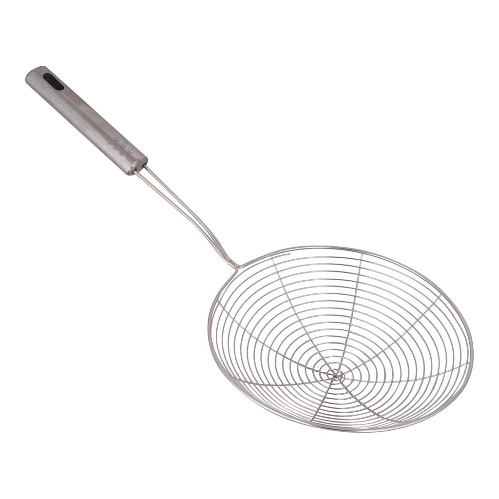 Stainless Steel Deep Fryer Wire Skimmer - Shop2Core.in