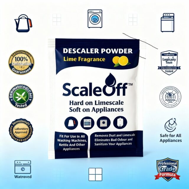ScaleOff Descaler Powder - Pack of 6 - Multi Appliances Cleaner for ...